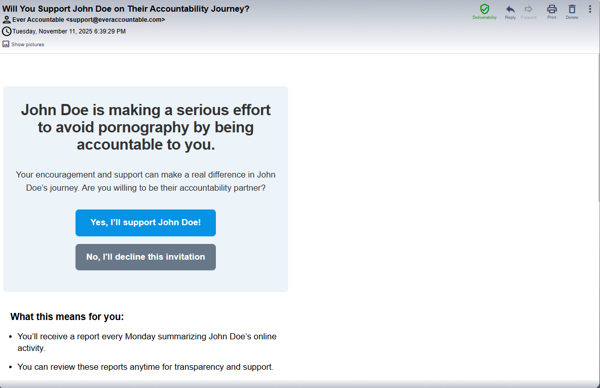 How to Setup Accountability Partner’s Account – Ever Accountable